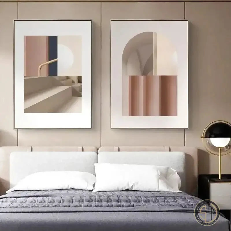 Shop Tableau - Tableau Contemporain Beige